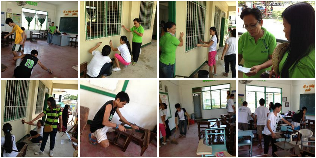 Iligan City National High School: Brigada Eskwela 2013
