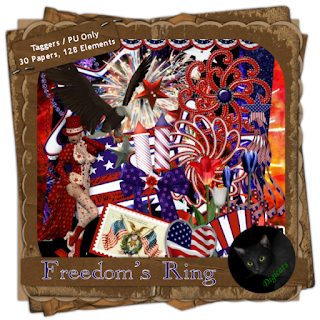 Digicats (and Dogs): Independence Day Treat: Freedom's Ring
