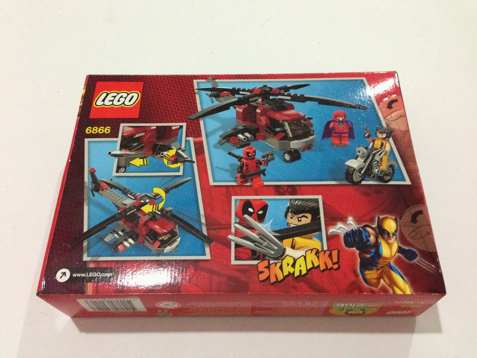 Toy A Day: #950 of Year 4 Lego 6866 Superheroes Wolverine's Chopper ...