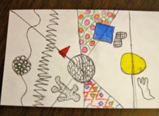 Zilker Elementary Art Class: Fourth & Fifth Grade Abstract Designs