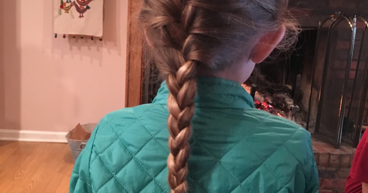 Emma, Landon & Savannah's Life: Emma's First Braid