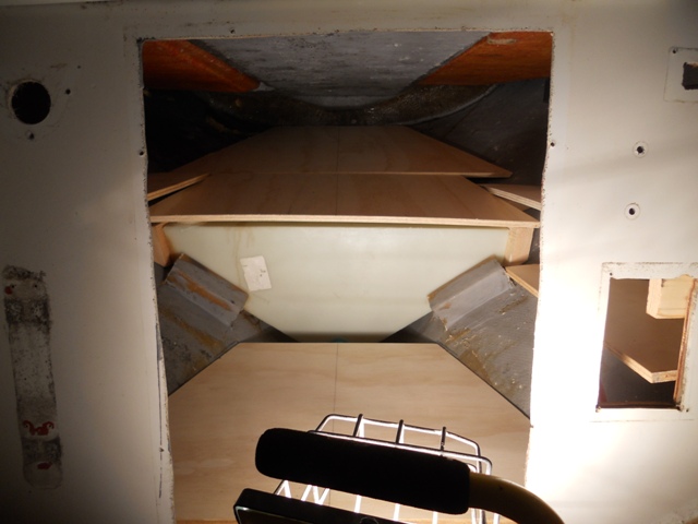 Ericson 25, Oystercatcher: Lazarette Modifications, Part 2: New Hatches