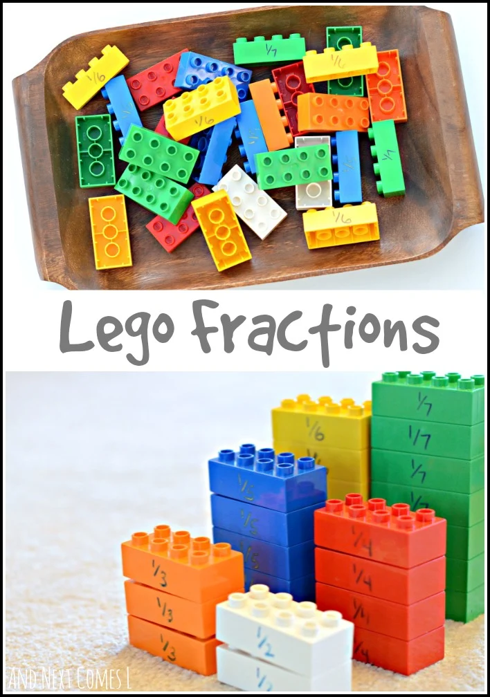 Learning About Fractions with Lego | And Next Comes L - Hyperlexia ...