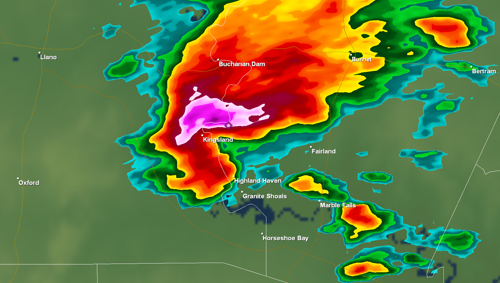 Michael's Weather Blog: 4-2-13 Hill Country Hail Storm