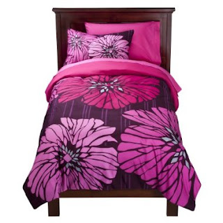 Room Essentials Floral Duvet Set | Pink Bedding Comforter