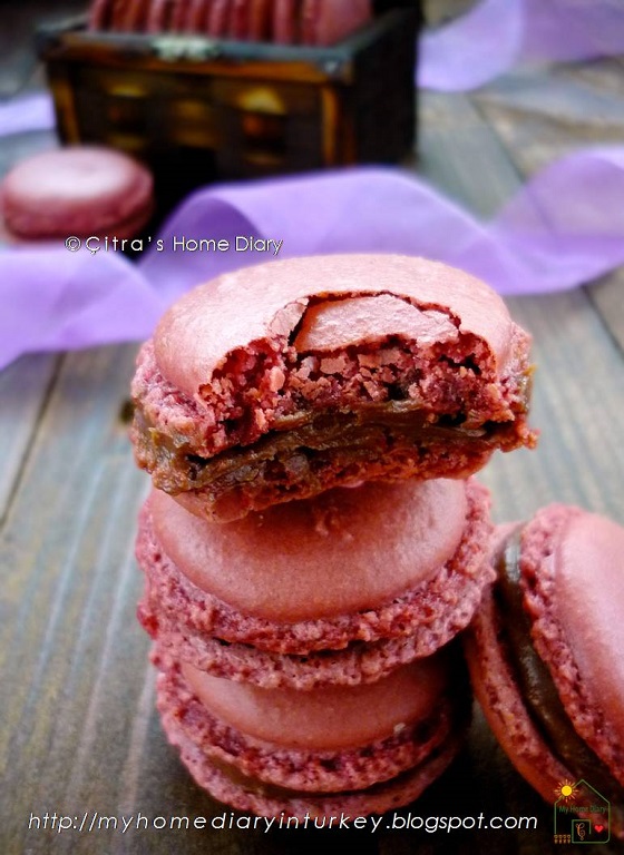 Citra's Home Diary: Hazelnut Macarons With Nutella Filling