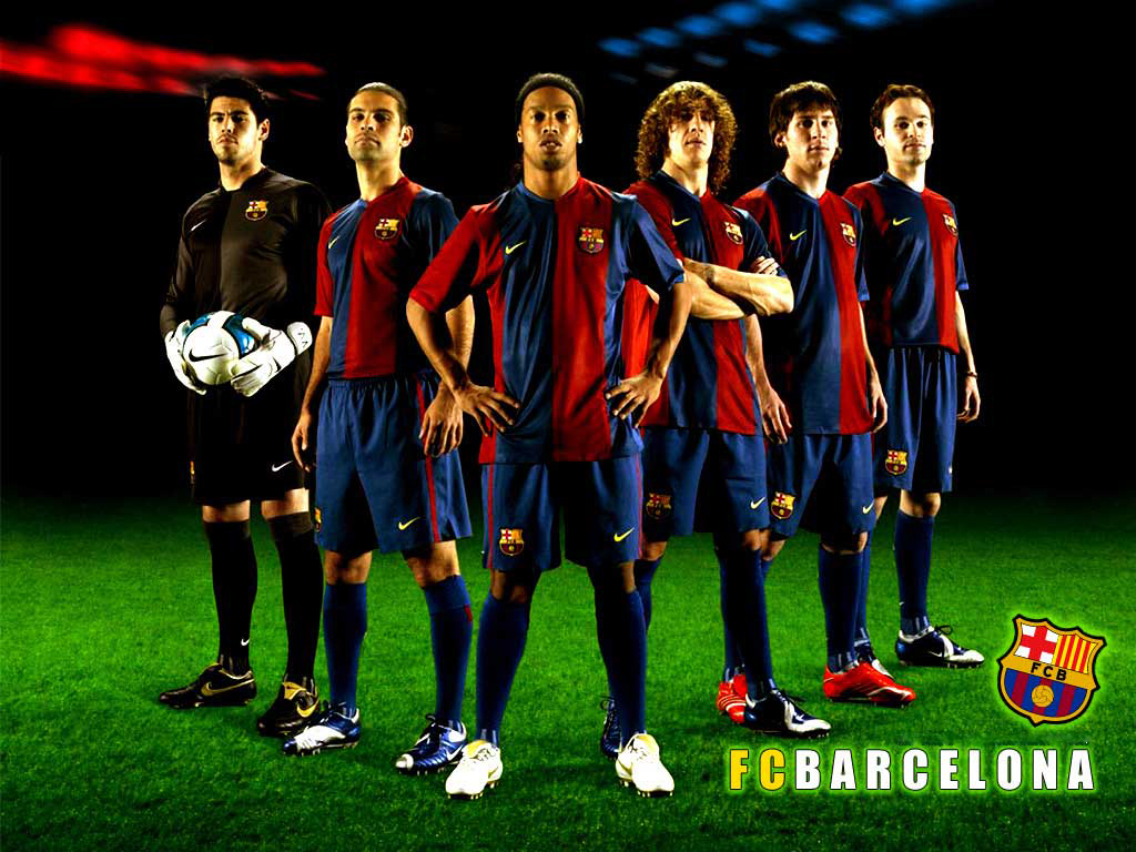 Super Stars of Barcelona Football Team | Golden Pics