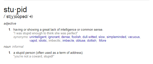 THE CRITICAL THINKER: There Is A Difference Between Stupid and Ignorant