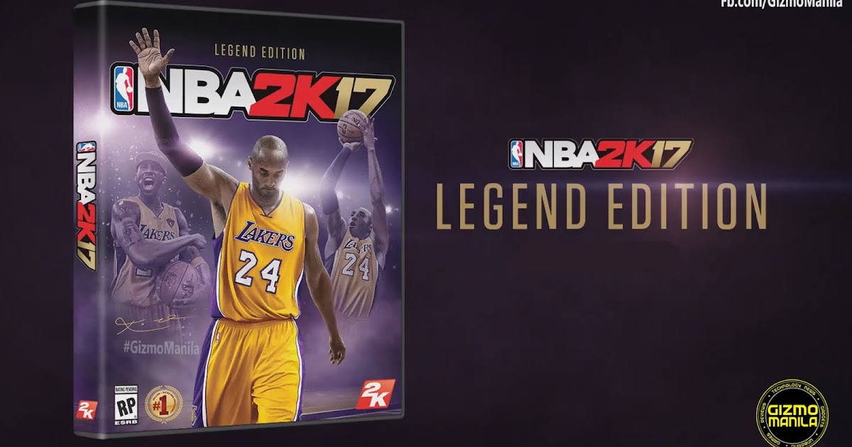 Kobe Bryant featured on NBA 2k17 Legend Edition. - Gizmo Manila