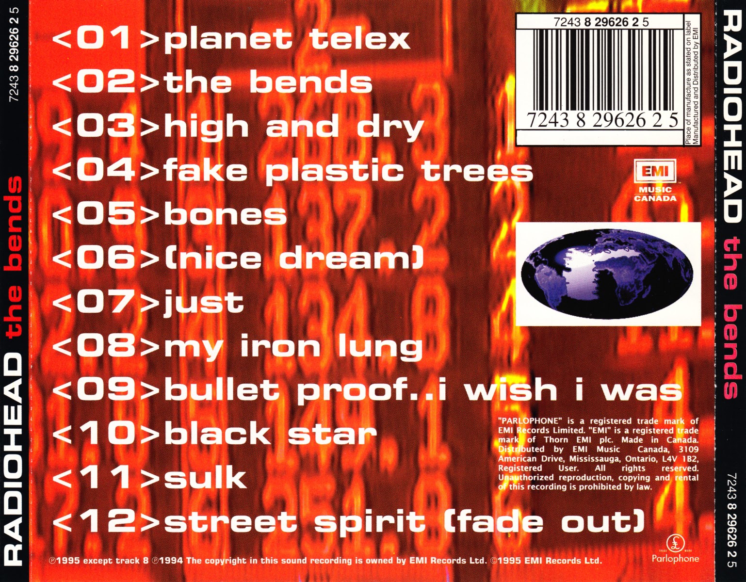 1995 The Bends - Radiohead - Rockronología