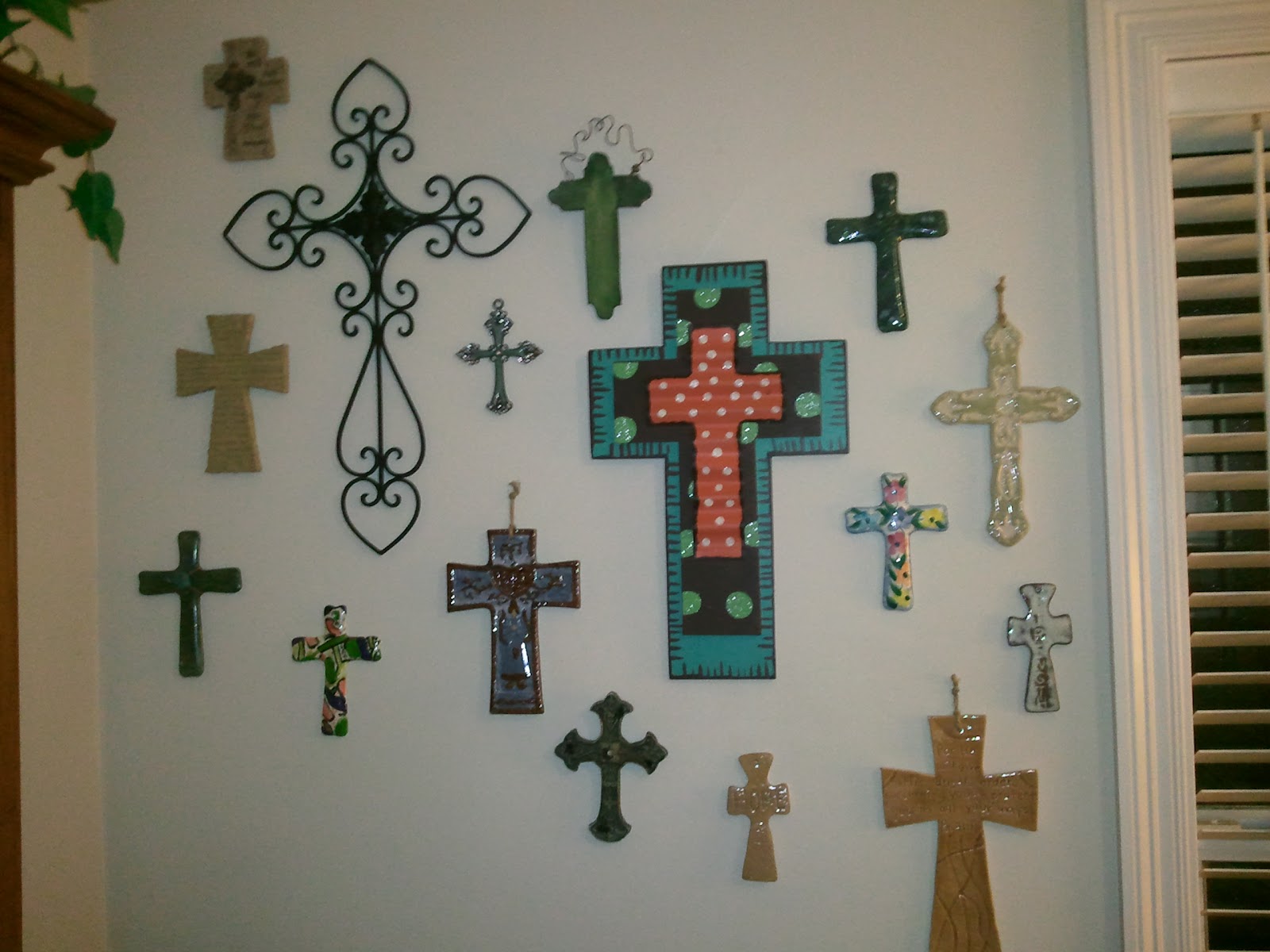 Martha's Blog: My Crosses Wall