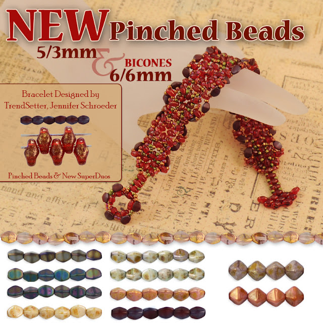 New Items - Pinch Beads & SuperDuos ~ Starman Bead Blog – News of the ...
