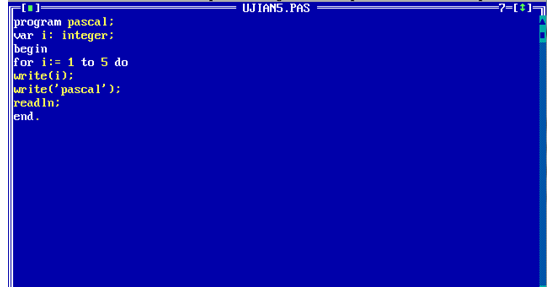 Welcome: STRUKTUR PERULANGAN PADA PASCAL