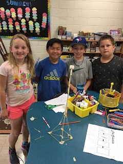Mrs. Edel's grade 3-4 class: Team Building Spaghetti Tower Challenge