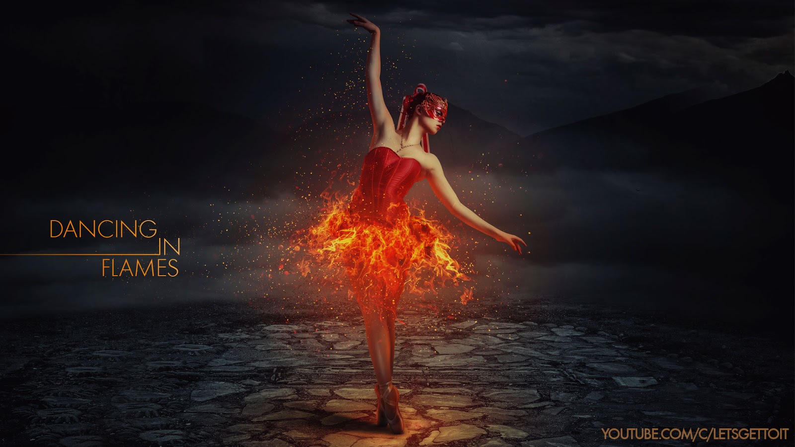 Dancing in Flames - Photo Manipulation video Tutorial | rada
