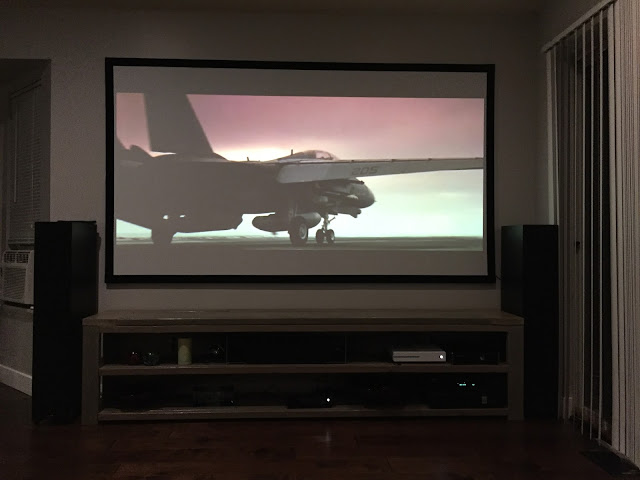 Andrew's Tech Page: DIY Wall Mount Projector Projection Screen