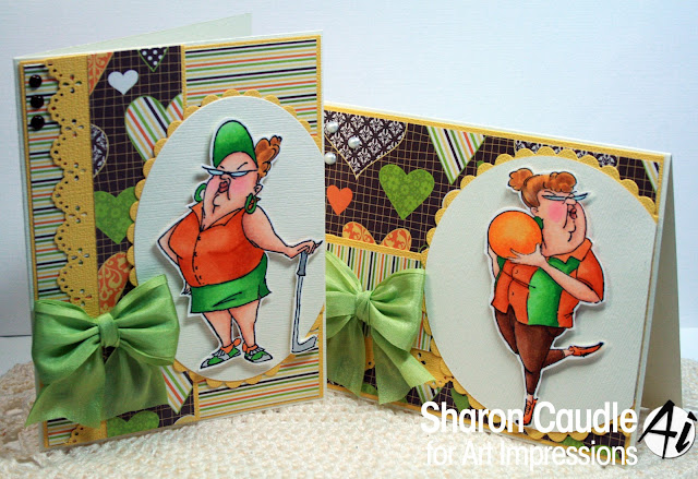 Gramma's house of cards: Art Impressions Create a Card Set Challenge ...