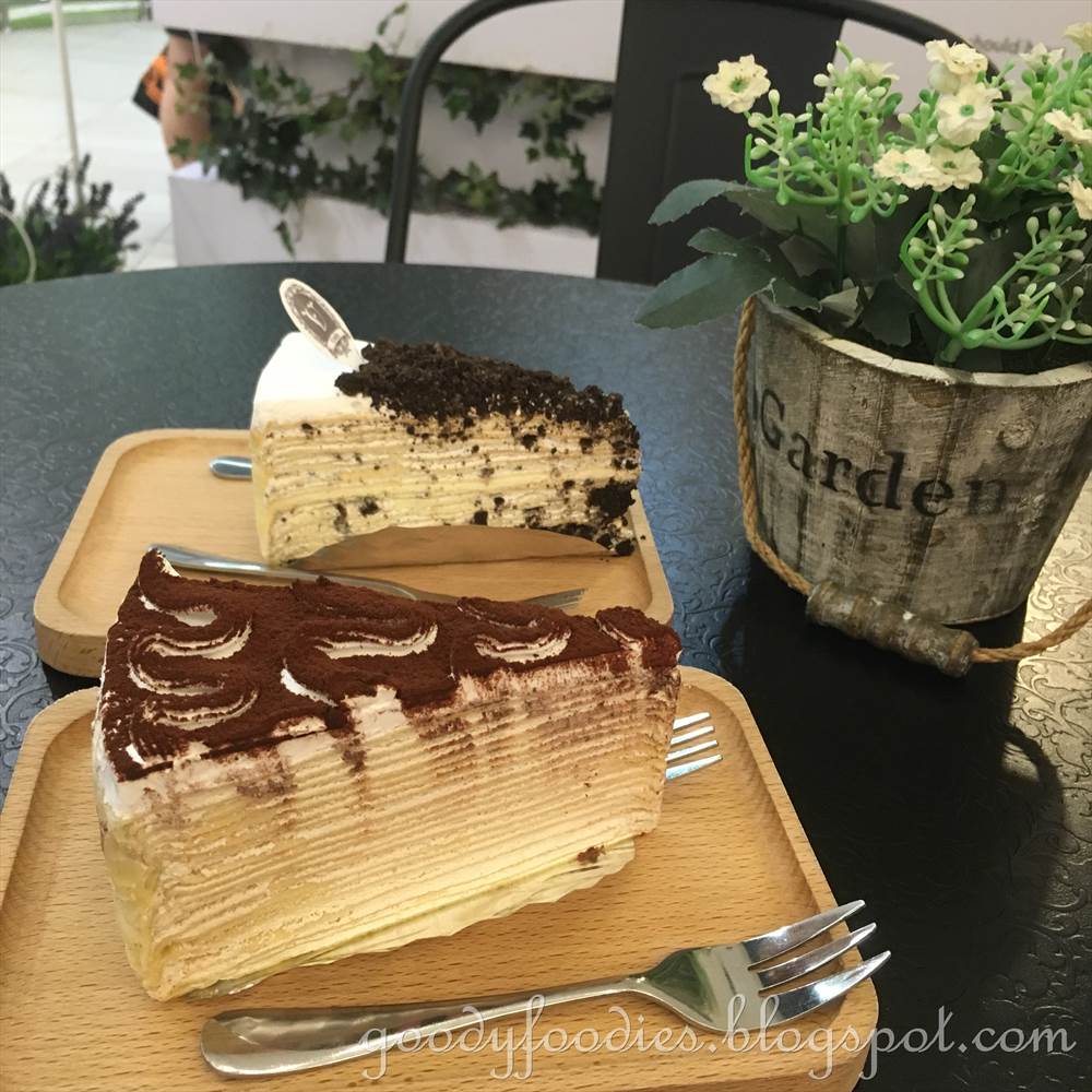 GoodyFoodies: Vanilla Mille Crepe Cafe, Paradigm Mall