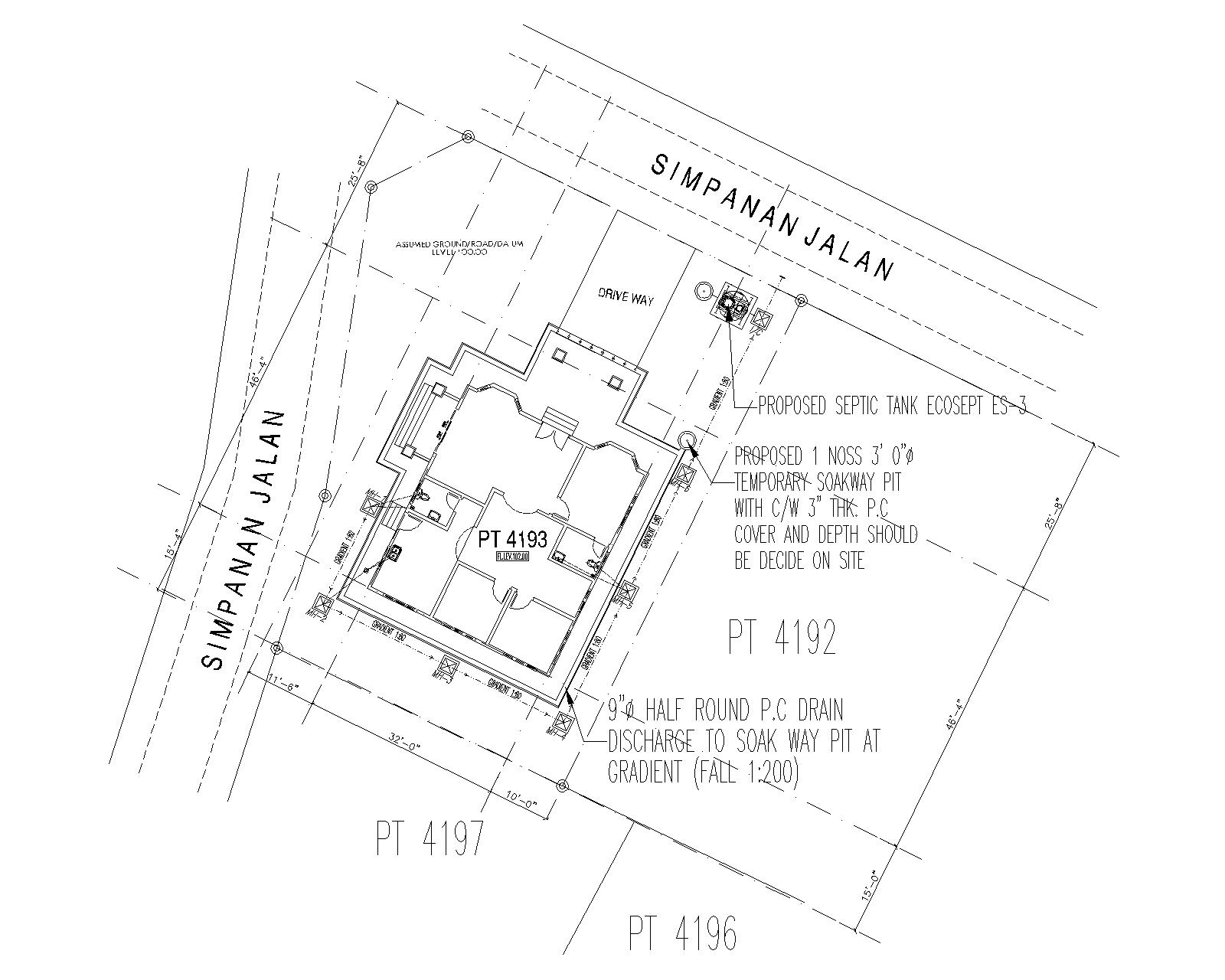 KHIDMAT MELUKIS PLAN: Contoh Plan Arkitek