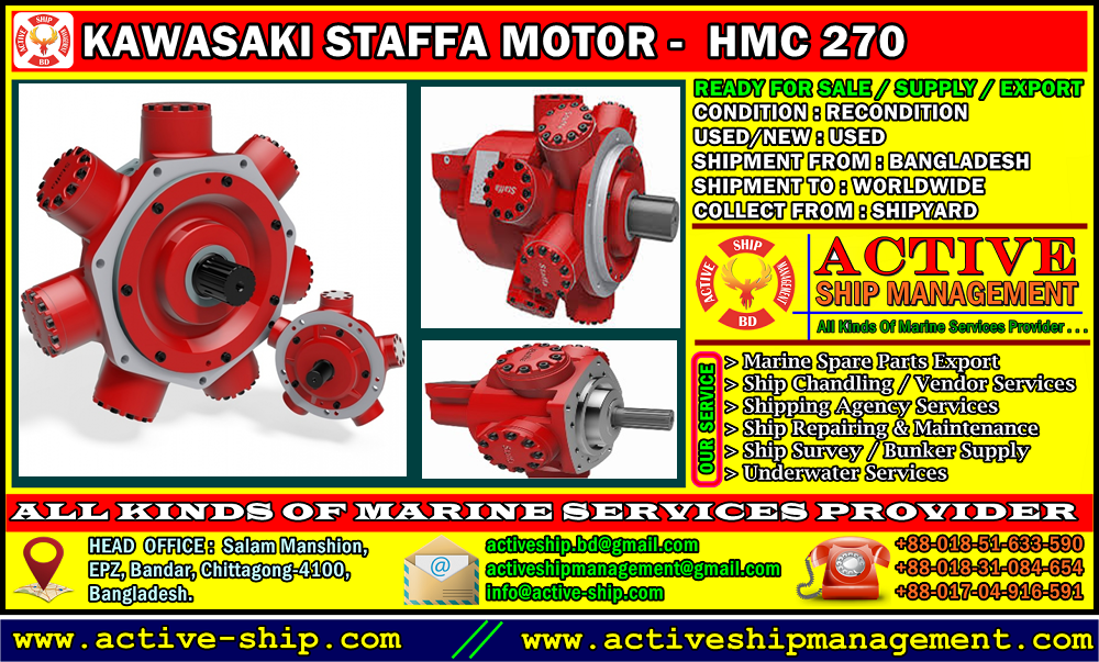 KAWASAKI STAFFA MOTOR - HMC 270 - Marine Spare Parts Exporter