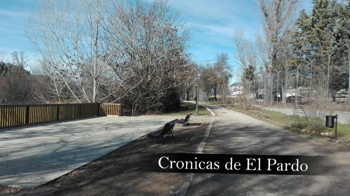 Cronicas de el Pardo: Antes y después de las pasarelas del rio