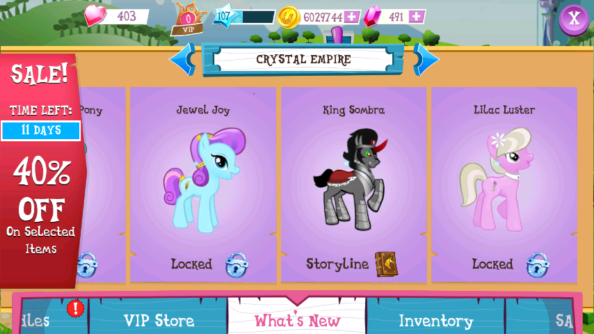 Equestria Daily - MLP Stuff!: Gameloft Releases Crystal Empire Update ...