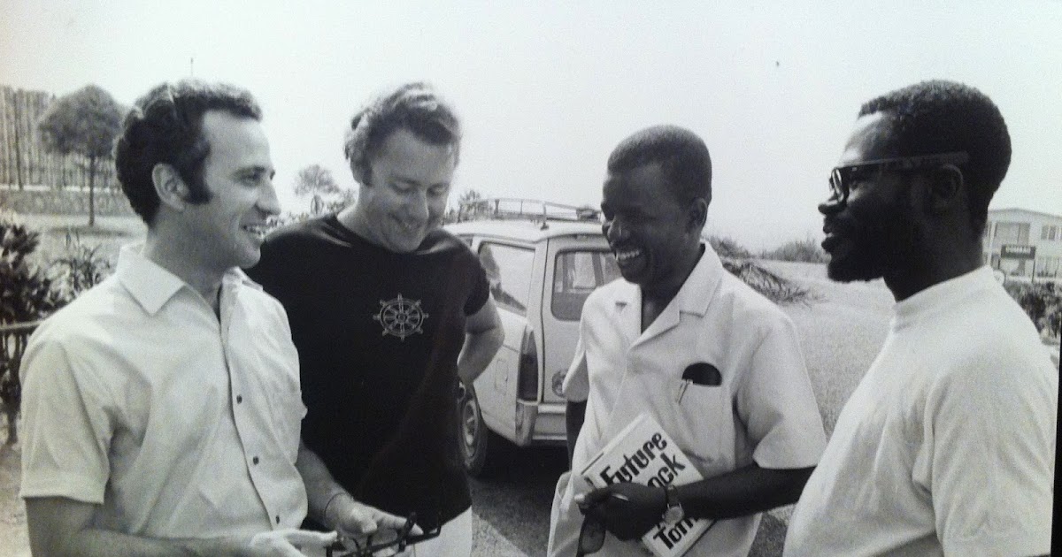 The Father of Nigerian Cinema, Francis Oladele With Chinua Achebe ...