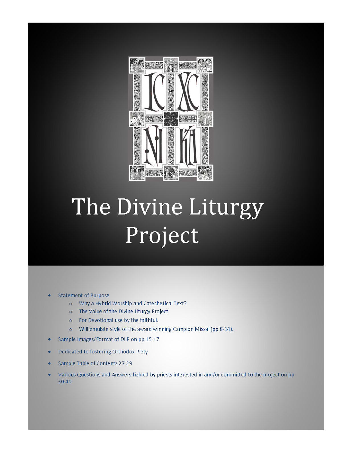 The Divine Liturgy Project