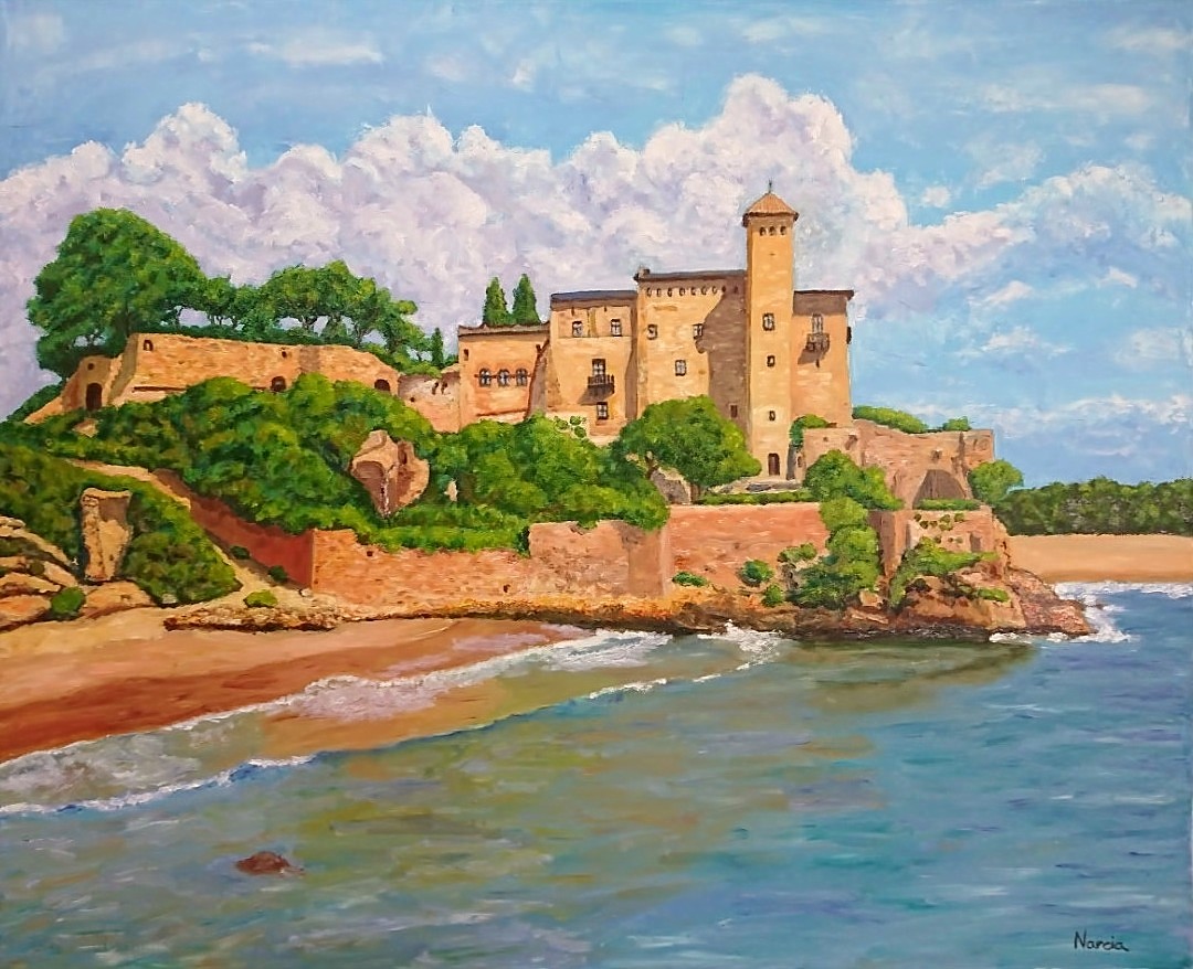 PINTURAS PACO NAVAS: Castillo de Tamarit, Tarragona