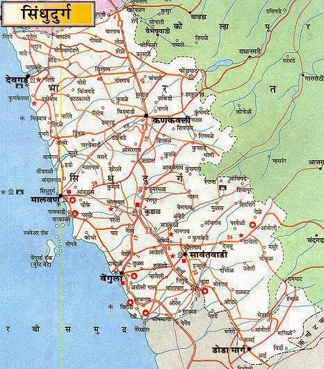 Sindhudurg map - Konkankatta.in