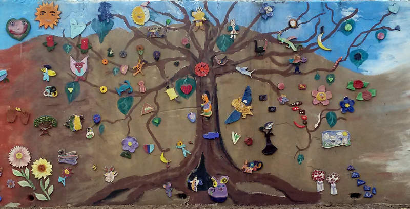 The Tucson Murals Project: Murals wrapped around books (in Oracle)