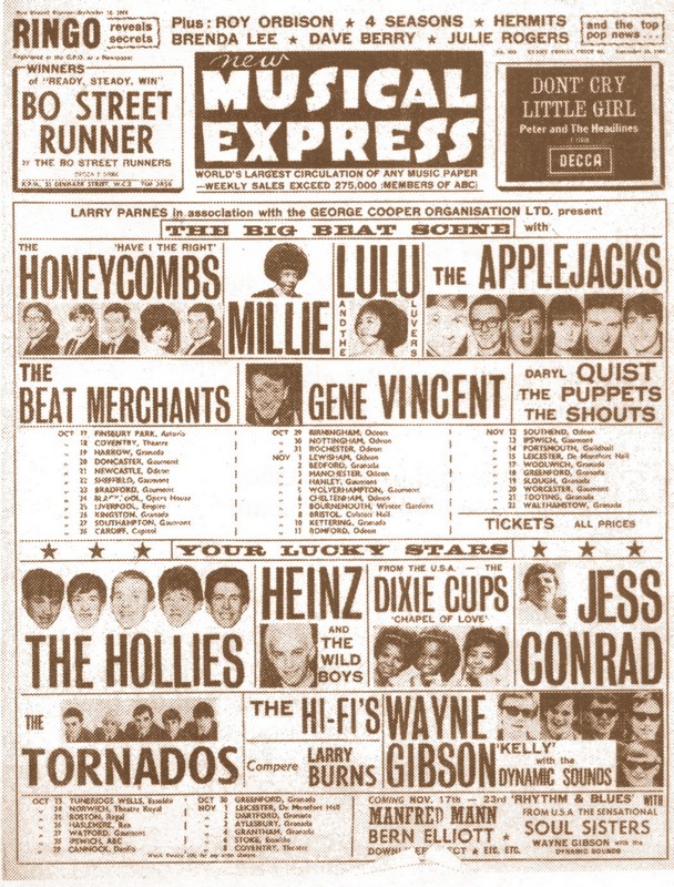 SIXTIES BEAT: New Musical Express - September 18 1964