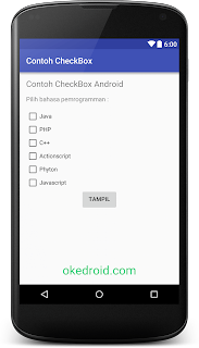 Cara Menerapkan Pola Widget Checkbox Android - Java Media Kita