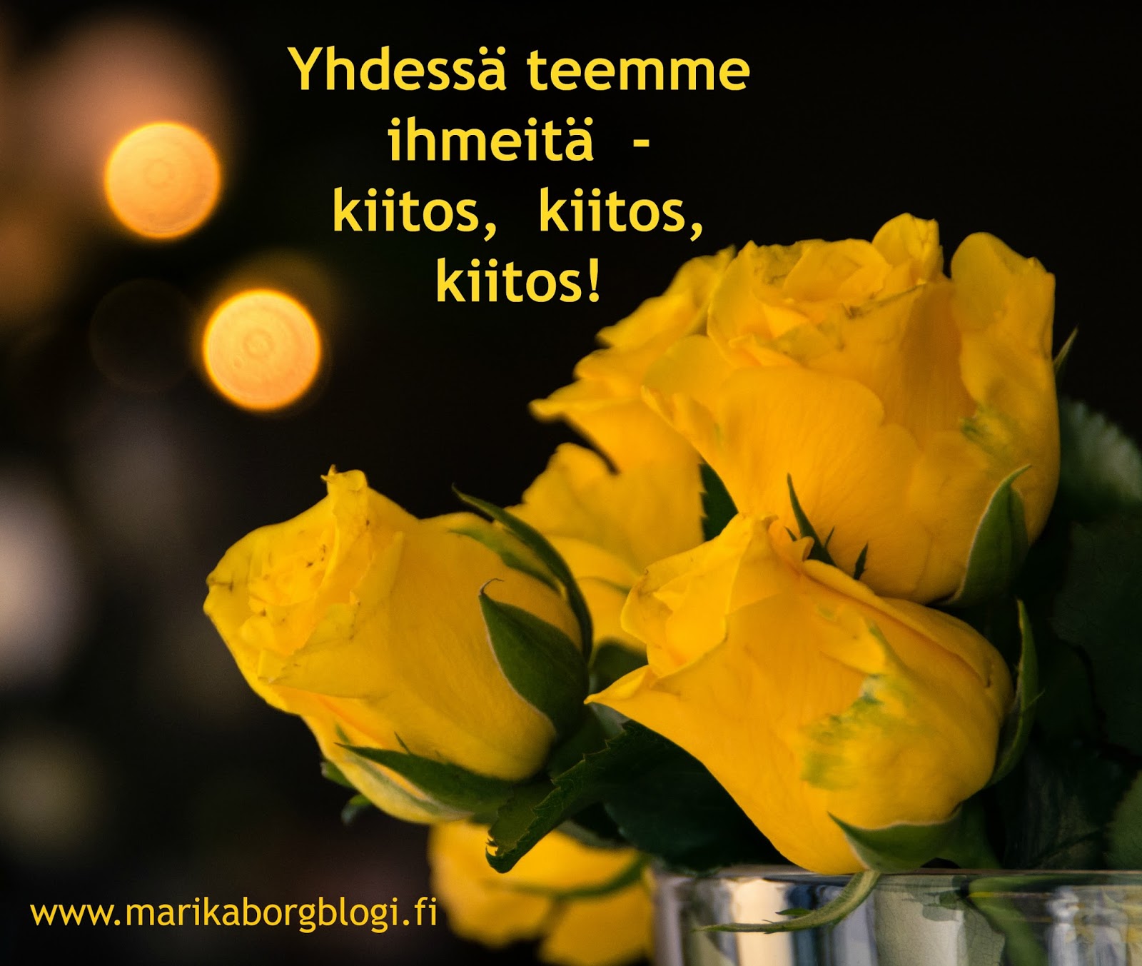 Kiitos & lahja sinulle! | Marika Borg Rakastu elämääsi!