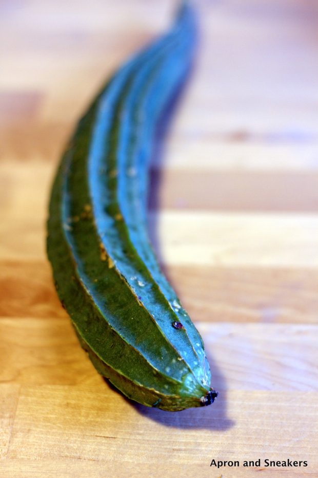 Sponge Gourd Soup with Misua, Shrimp & Saffron