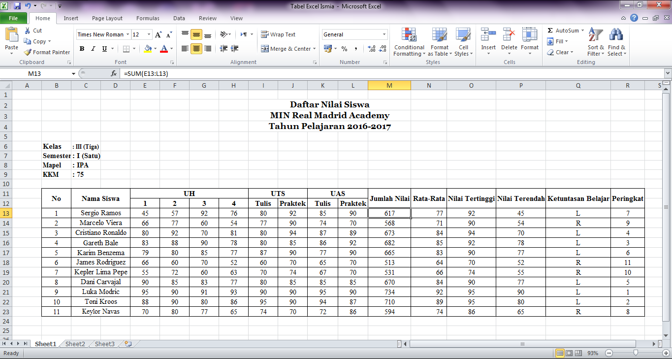 Mari Share Ilmu Media Pembelajaran: Macam-Macam Rumus Pada Ms. Excel