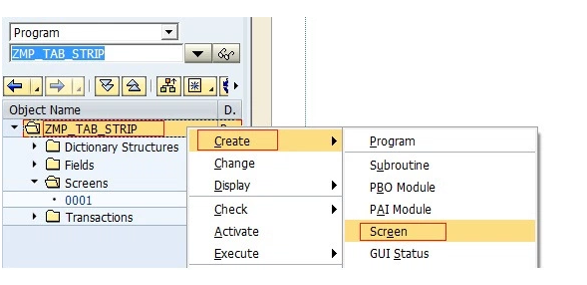 SAP TECH: Tab Strip
