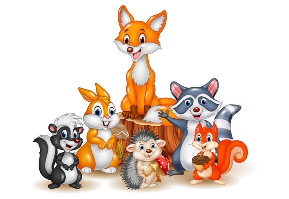 Animals Clipart Set Graphic