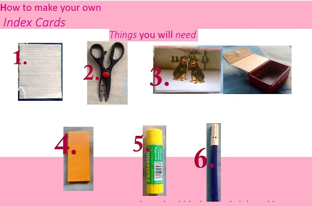 How to Make Index Cards at Home - The Pretty City Girl