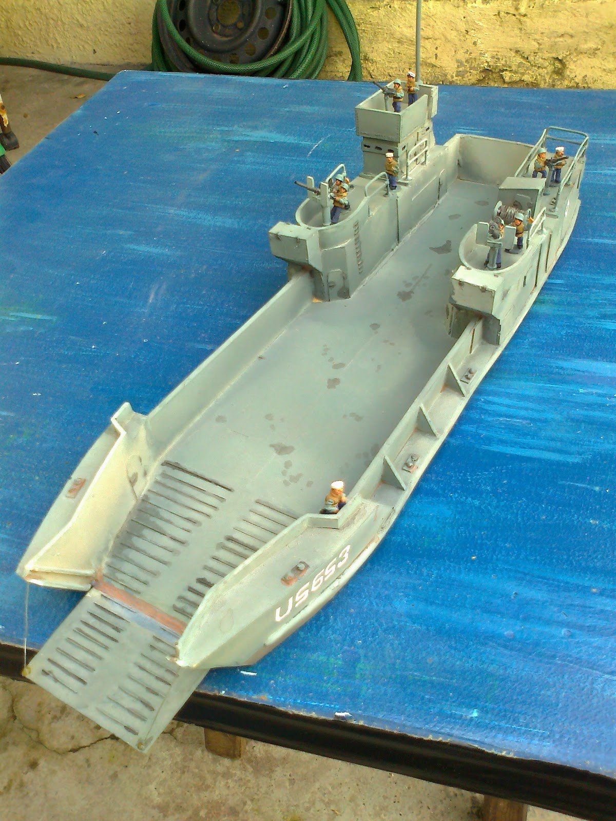 jp wargaming place: Rapid Fire! 1/72nd scale LCT 5 and 6, Normandy ...