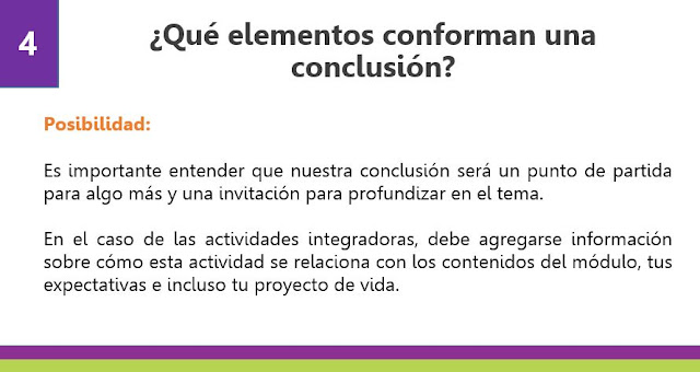 ¡Escribe tus conclusiones como un experto! ~ EnJoy-Recursos de Tutoría