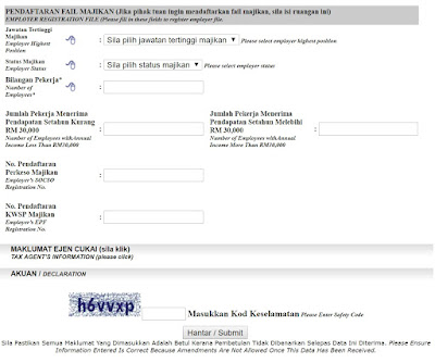 PENDAFTARAN NOMBOR FAIL CUKAI PENDAPATAN