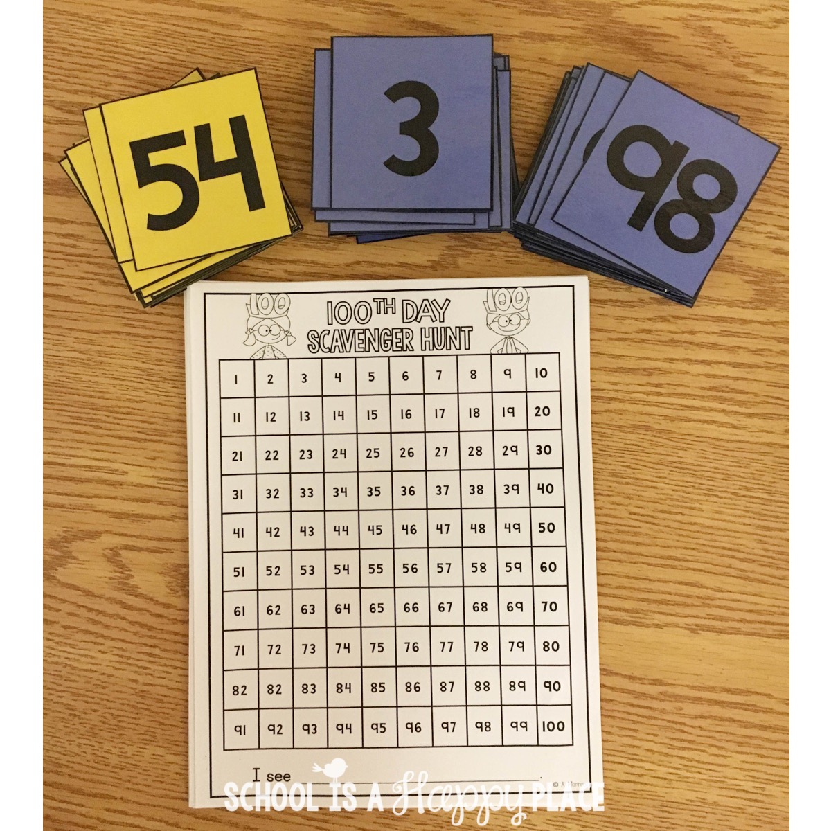 School Is a Happy Place: Make the Most of the 100th Day (Tips and Free ...