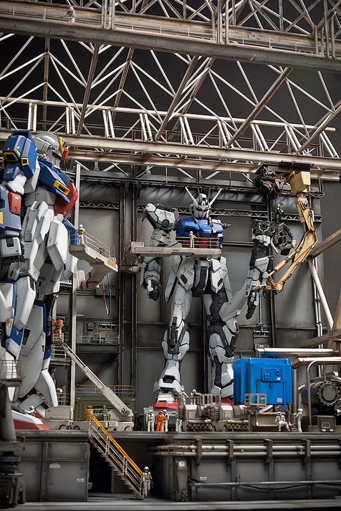 Custom Build: 1/60 Gundam Assemble Plant / Hangar Diorama - Gundam Kits ...