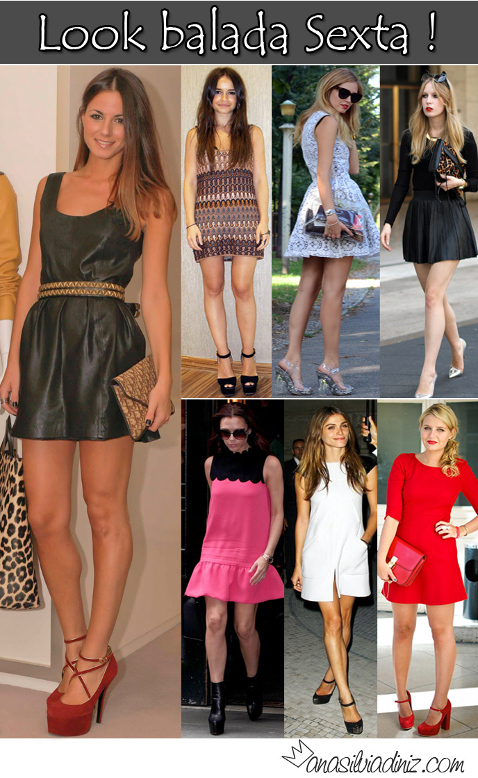 Princess Black Dress: Look Do Dia : Sexta- Feria ' Balada ッ