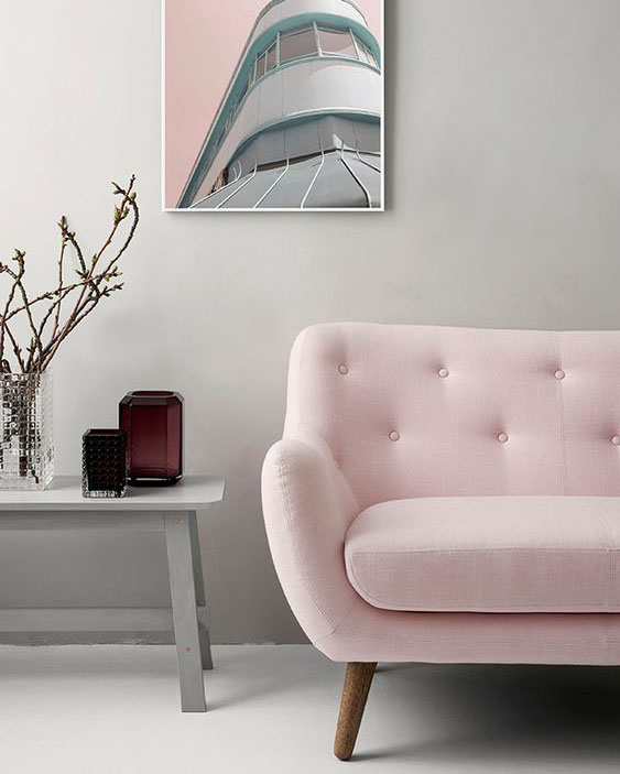 Sofá rosa na decoração-Delírios Cotidianos: Dicas de moda e beleza