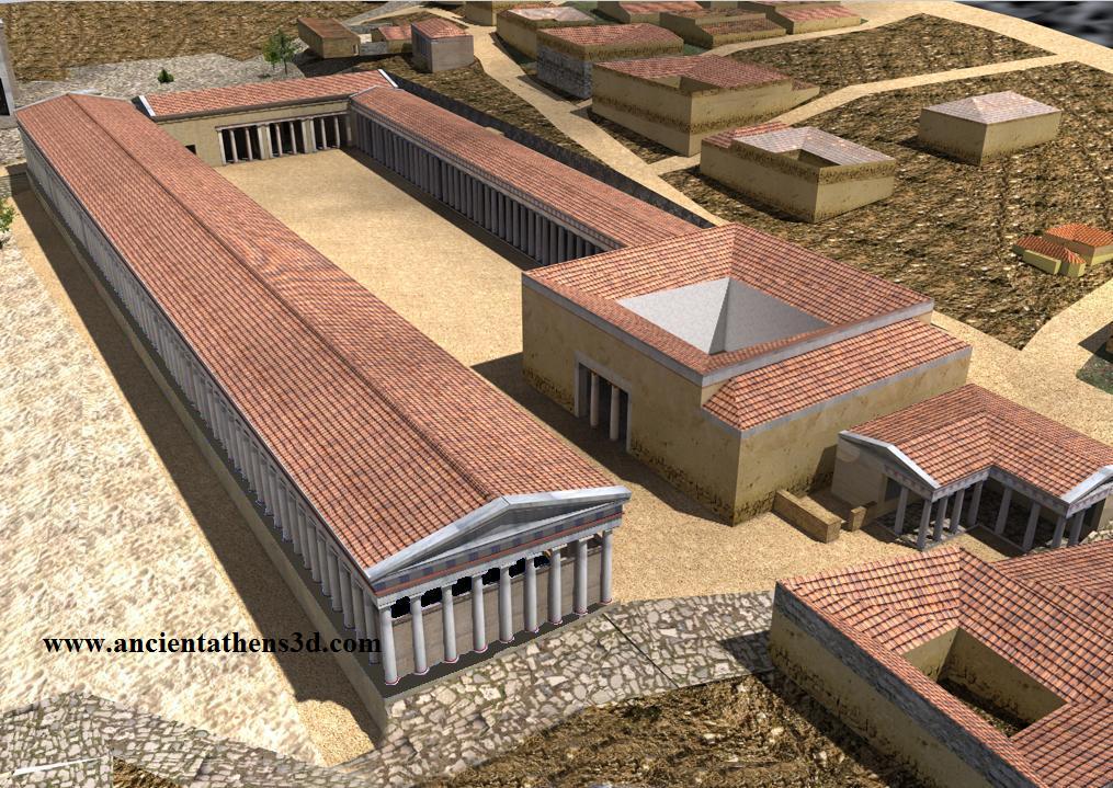 Mi Moleskine Arquitectónico: EL ÁGORA DE ATENAS. URBANISMO.