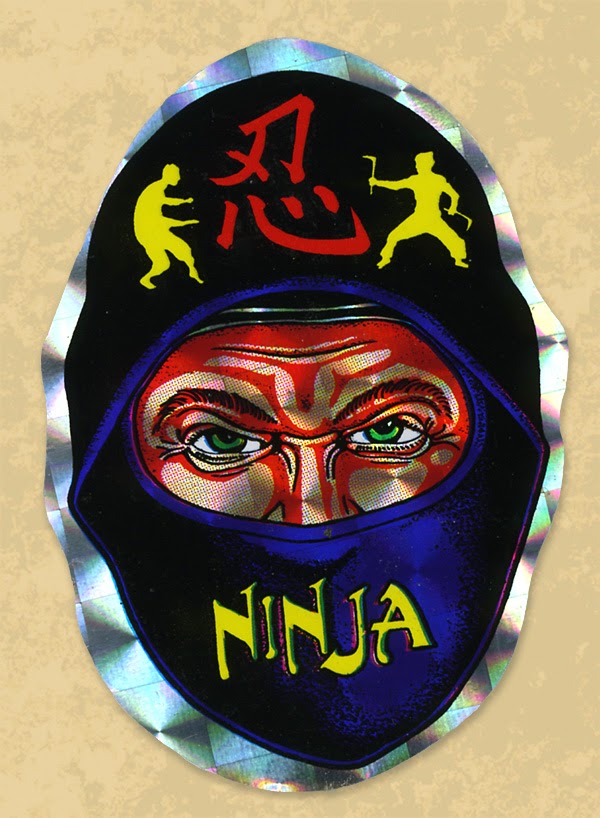 Cool-tura retro. La mejor forma de (re)vivir los ochentas.: Stickers Ninja