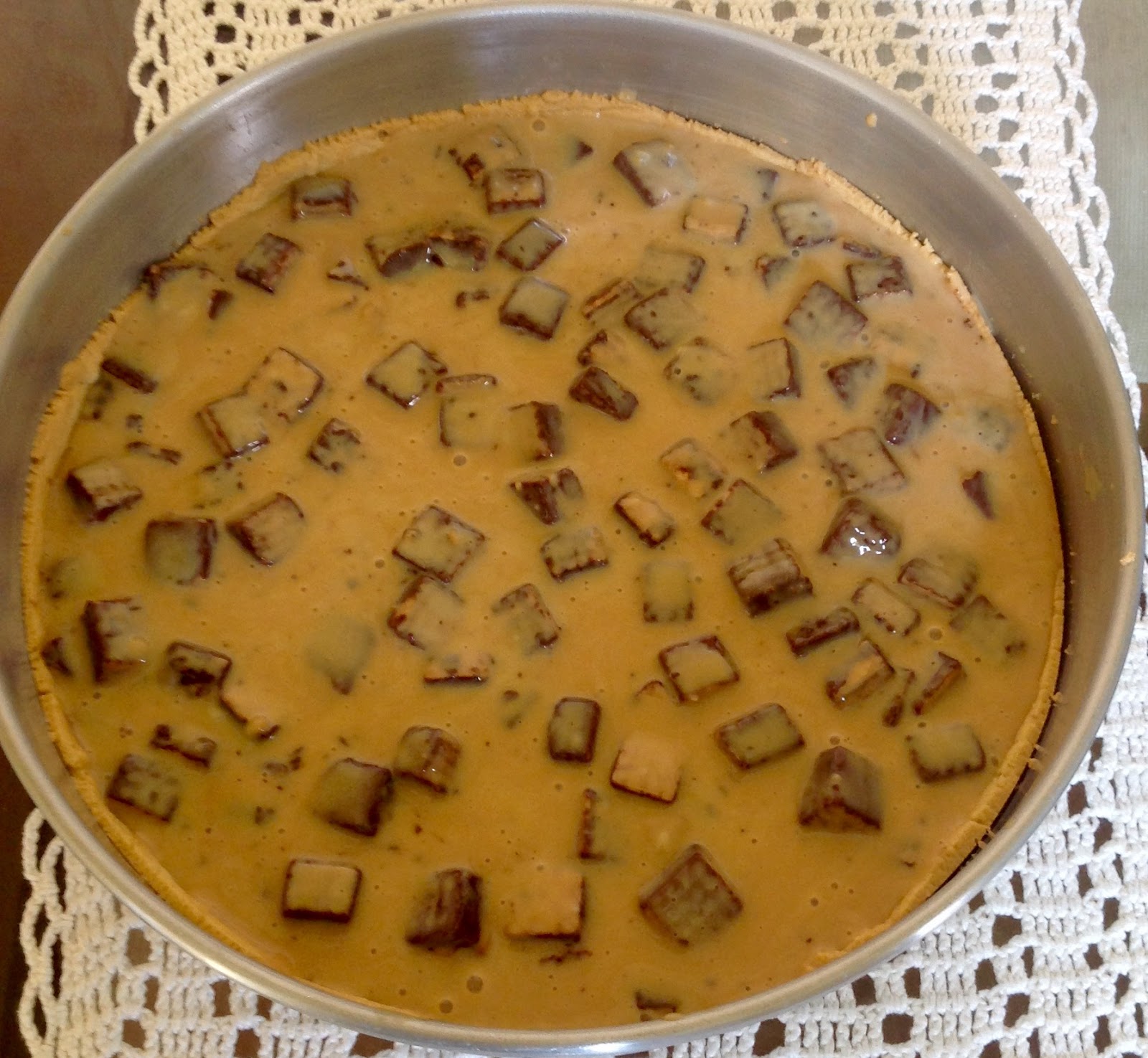 Chef em casa & cia: TORTA DE DOCE DE LEITE E BIS