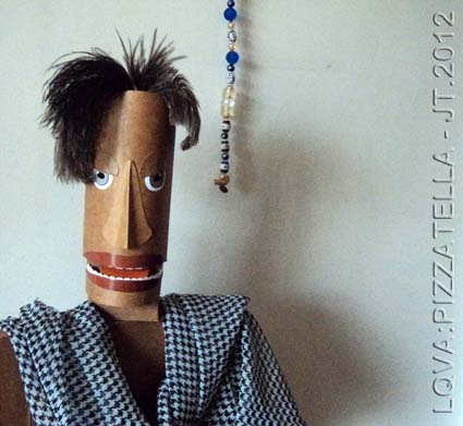 Lixo Que Vira Arte: Reciclagem: Boneco Pizzatella